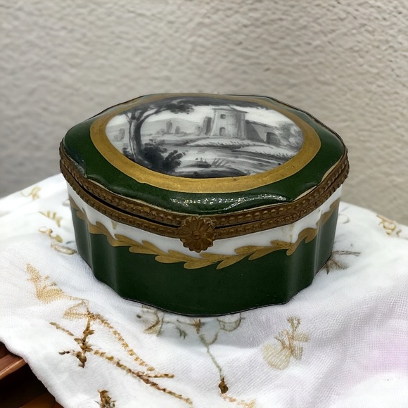 Limoges | Accents | Antique 8c Limoges France Hand Painted Porcelain ...